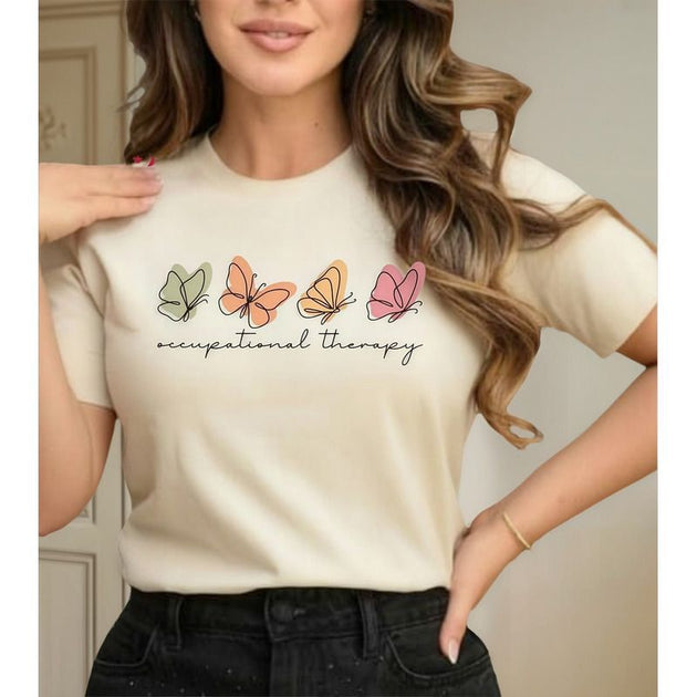 CAMISETA DAMA CAMEL 4 MARIPOSAS – LABRIUT