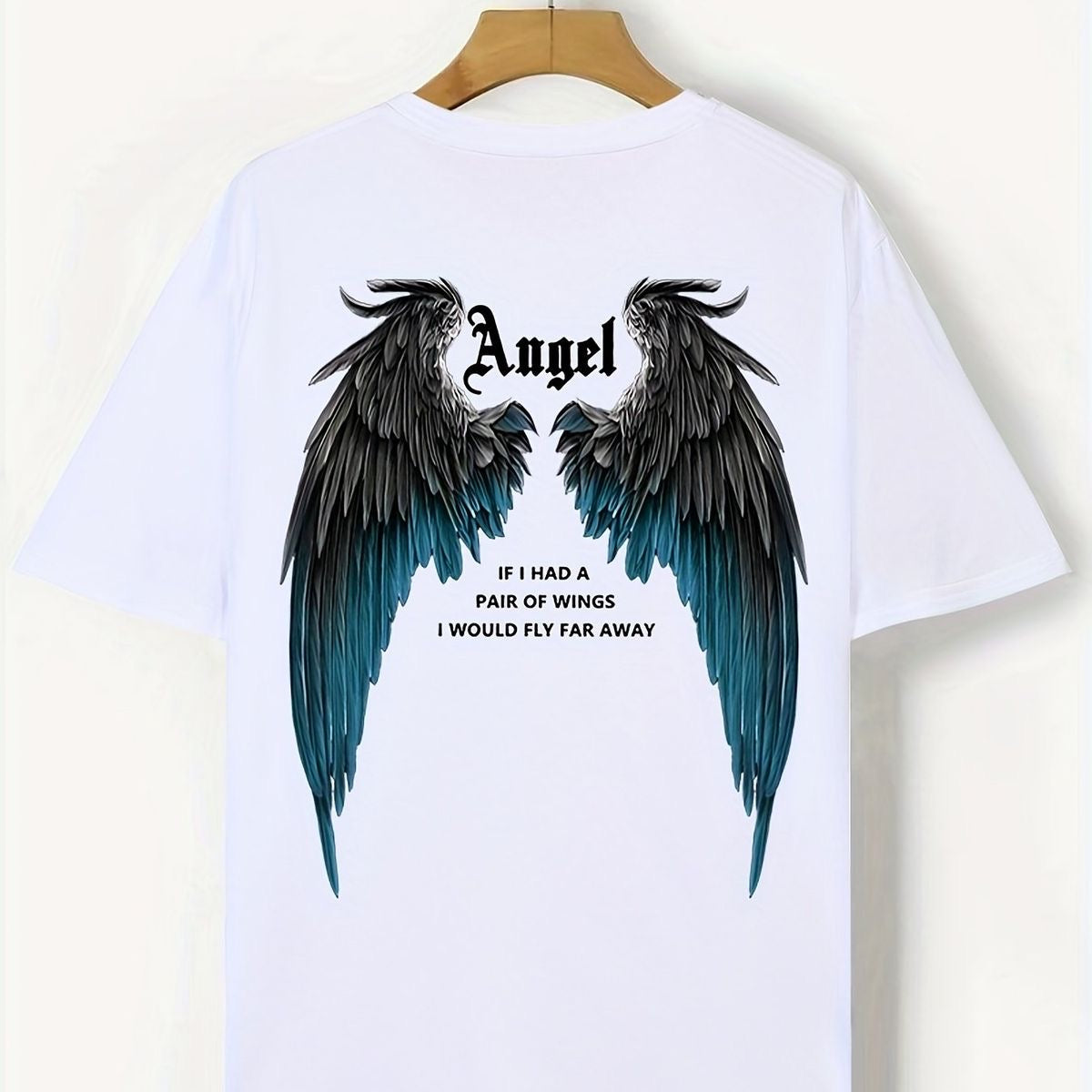 CAMISETA BLANCA OVERSIZE ANGEL BLUE – LABRIUT